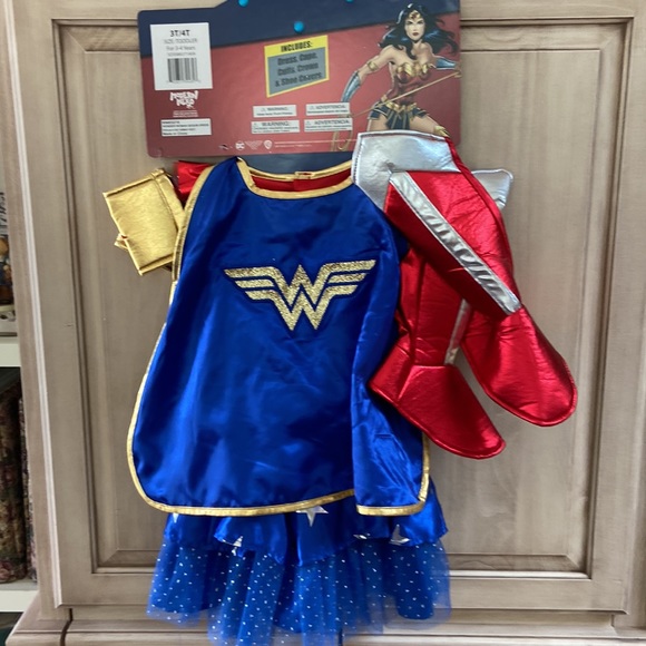 DC | Costumes | Wonder Woman Sequin Dress Costume Creative Play Blue ...